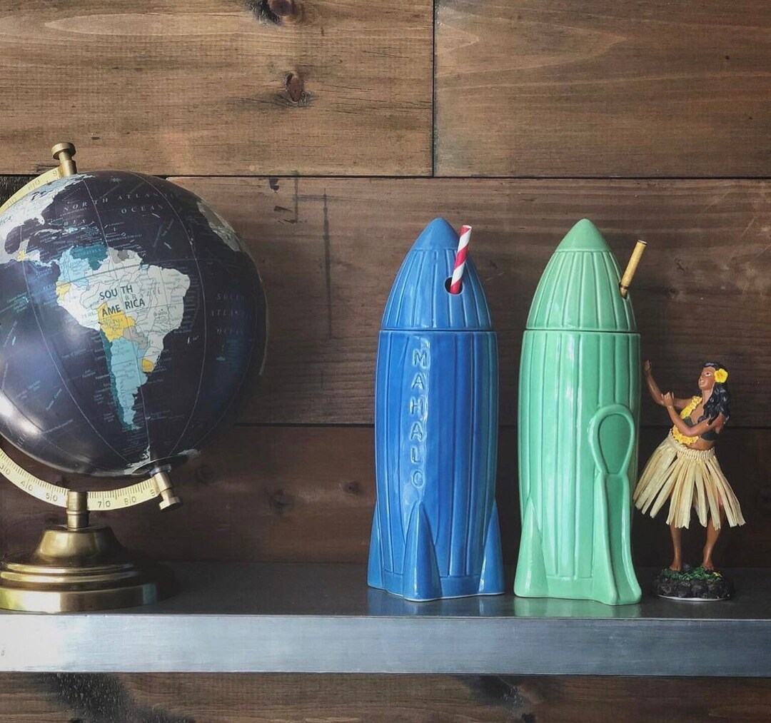Rocket Slide Tiki Mug - Etsy