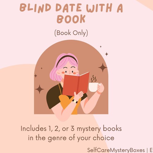 SURPRISE BOOK Blind Date With A Book W/ Free Bookmark - Etsy