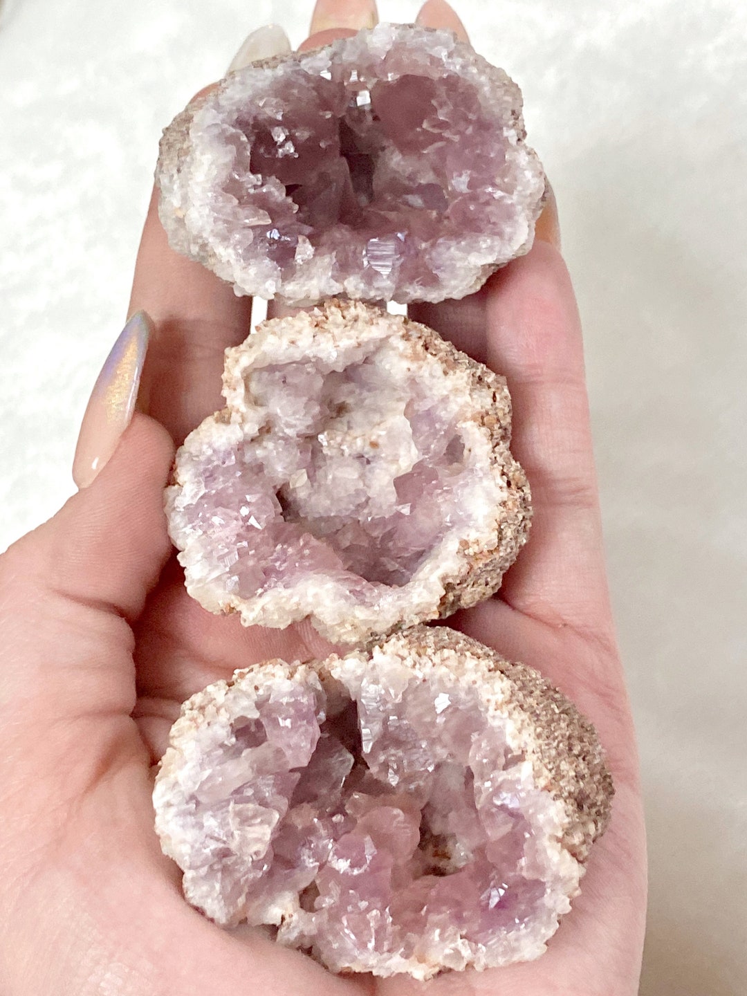 Pink Amethyst Geode Clusters - Etsy