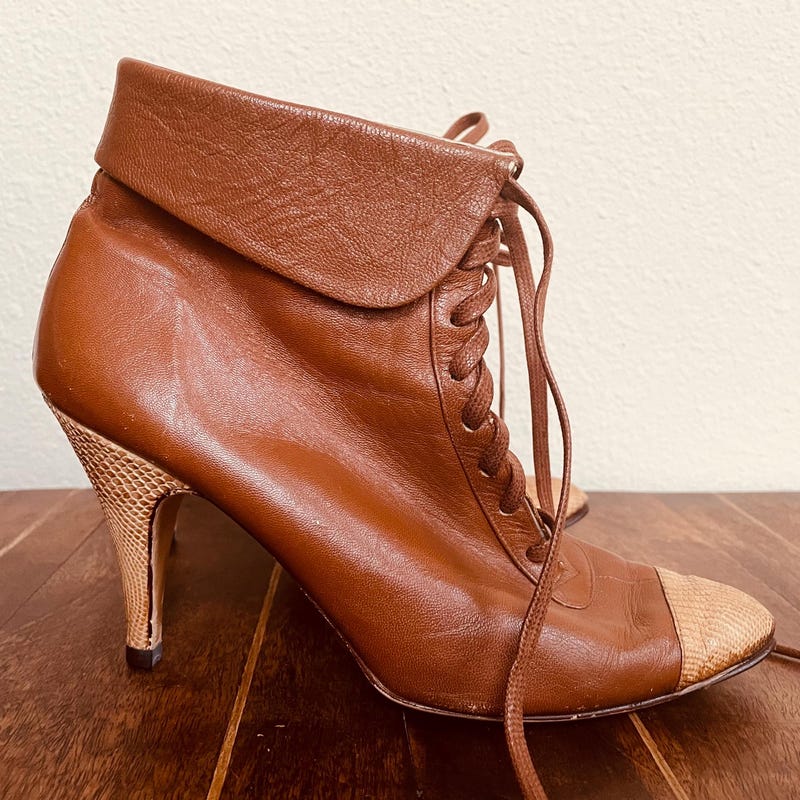 Vintage Style Heels - Etsy