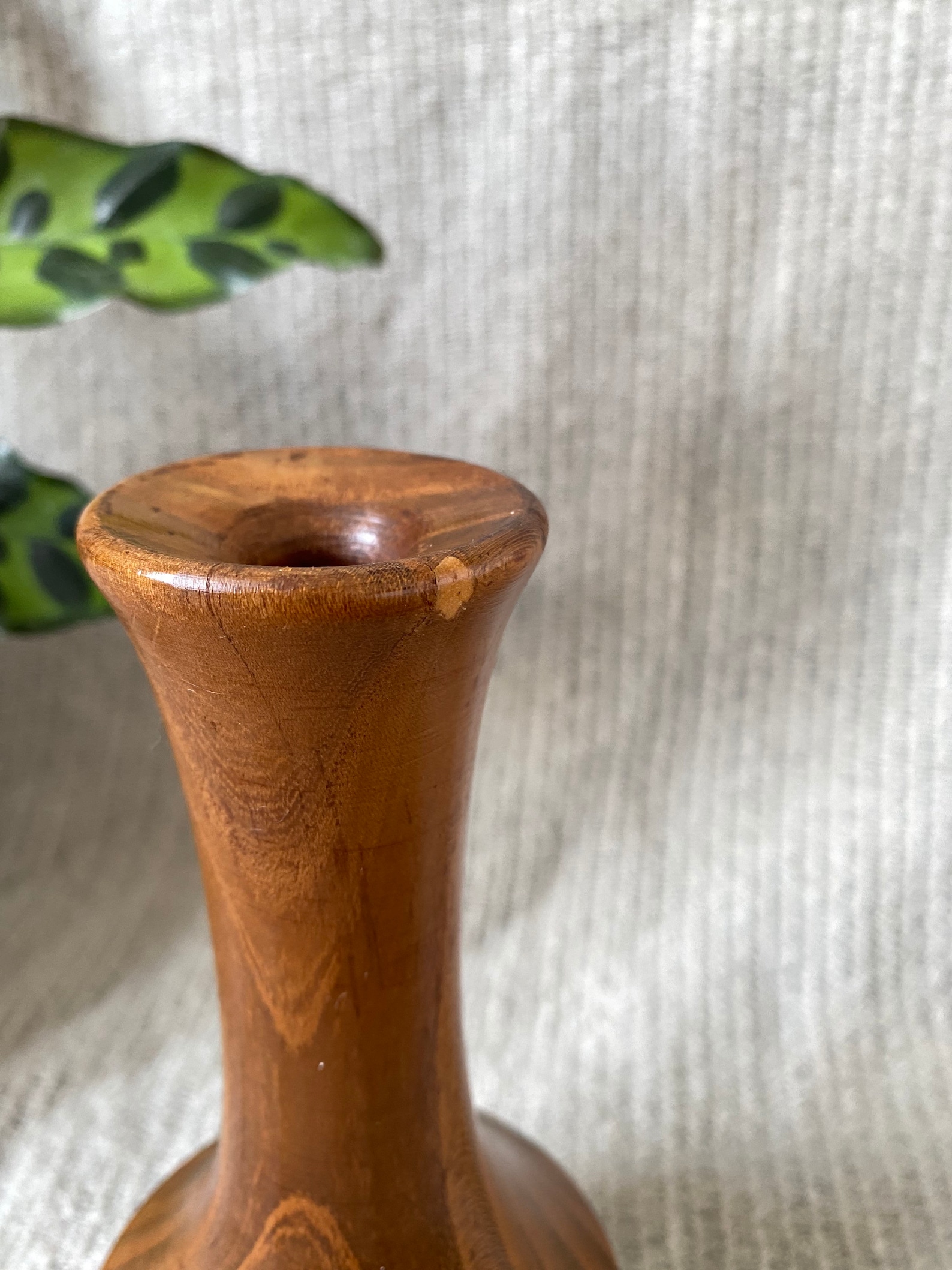 Wooden Bud Vase Wood Turned Vase Modern Boho Decor - Etsy