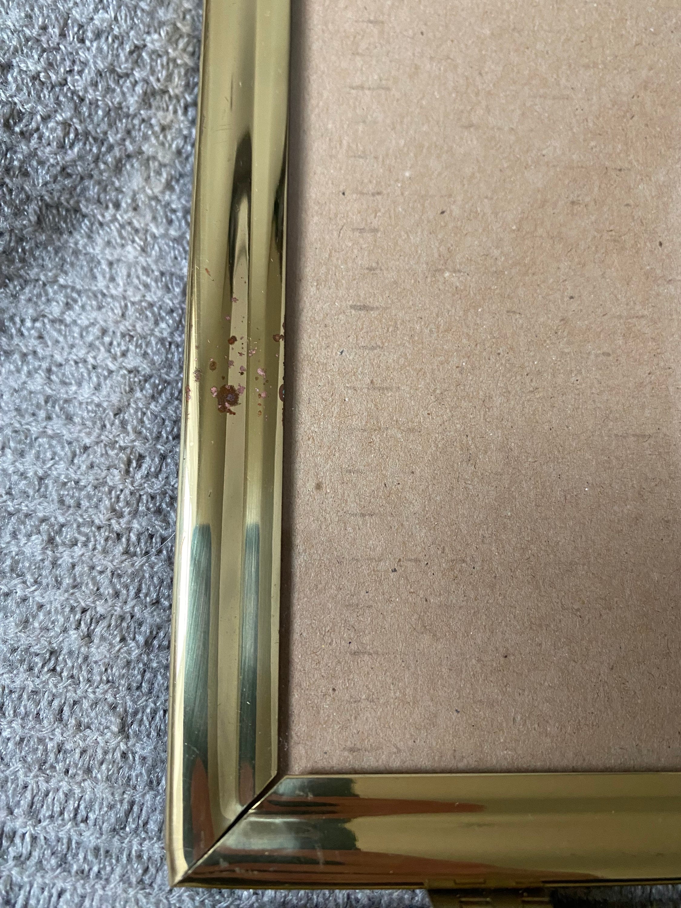 Vintage Solid Brass Frame | 8x10 | Bi-fold - Etsy