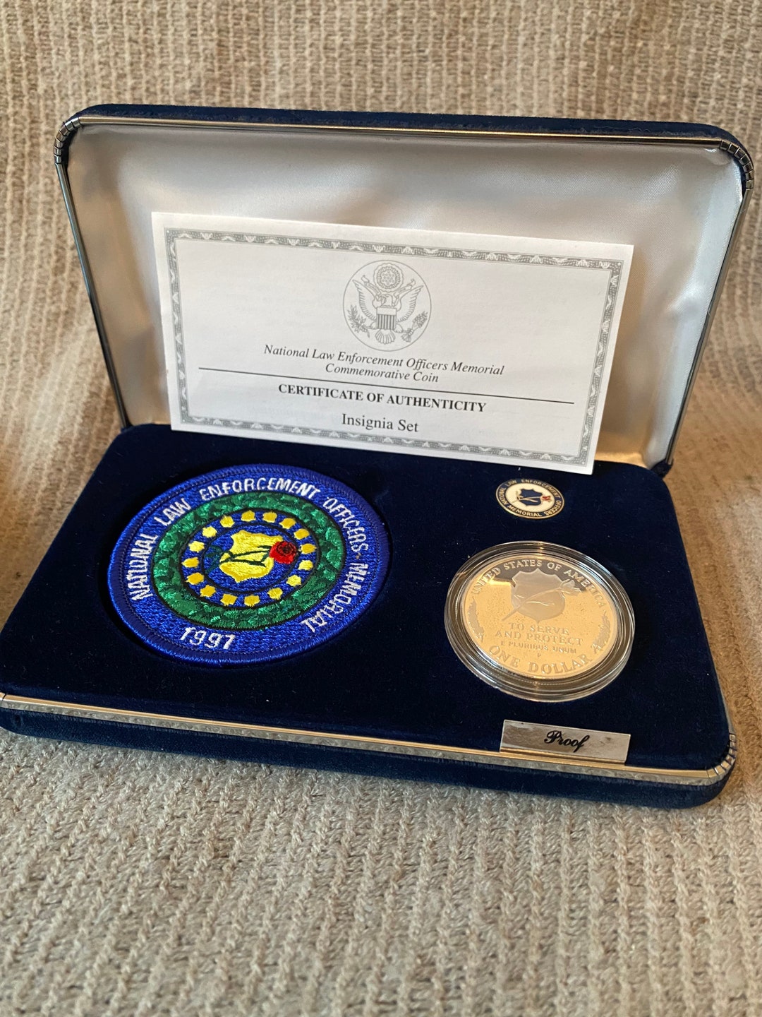 National Law Enforcement Officers Memorial Commemorative Coin Silver 1 ...