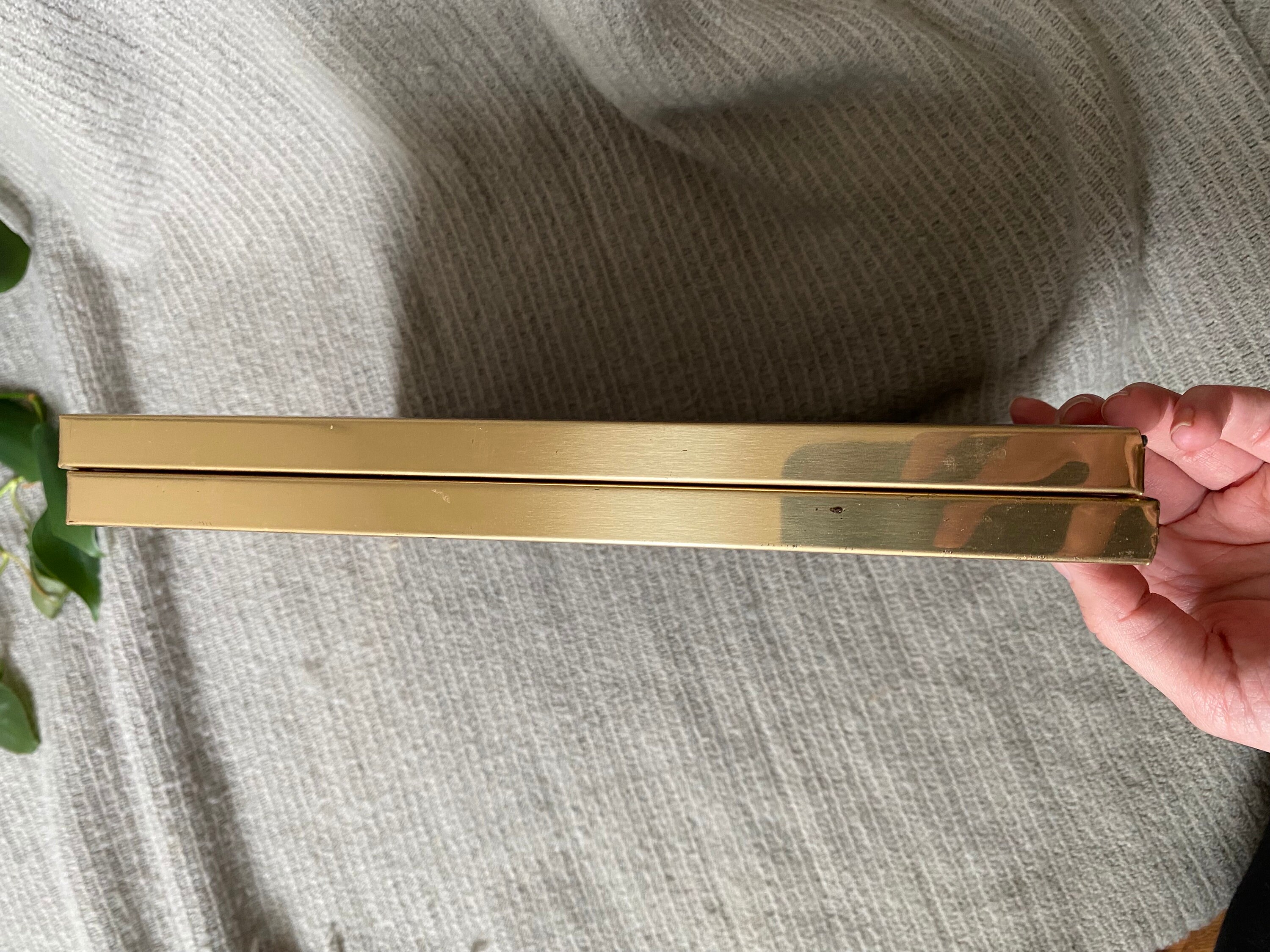 Vintage Solid Brass Frame 8x10 Bi-fold Table Frame - Etsy