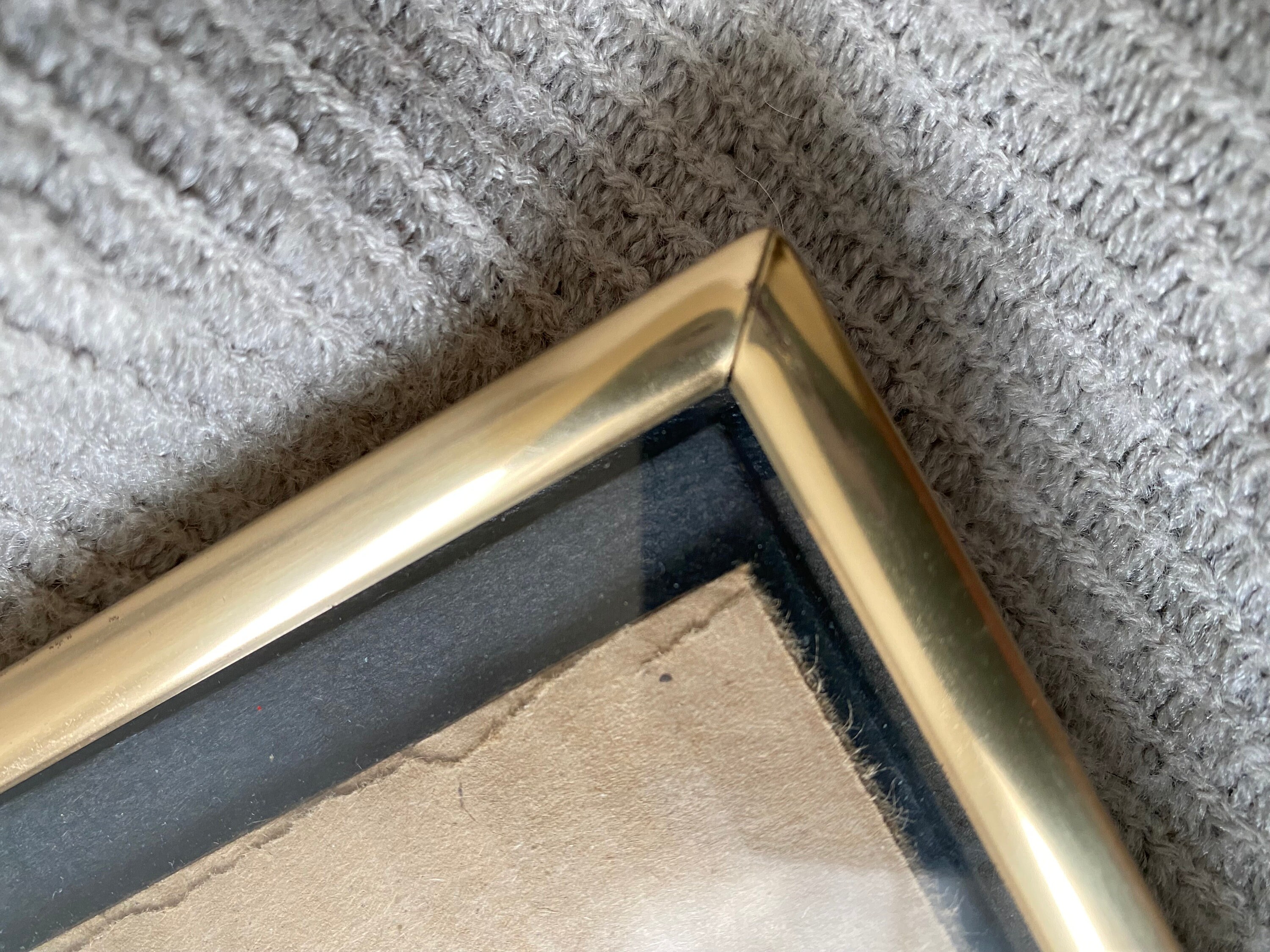 Vintage Solid Brass Frame 8x10 Bi-fold Table Frame - Etsy