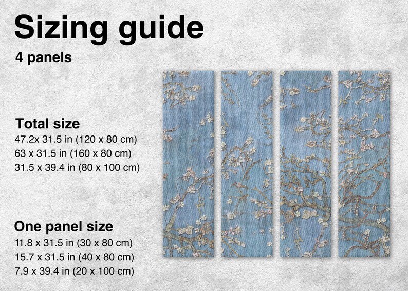 The Starry Night Panels Picture Wall Art Home Decoration | Etsy