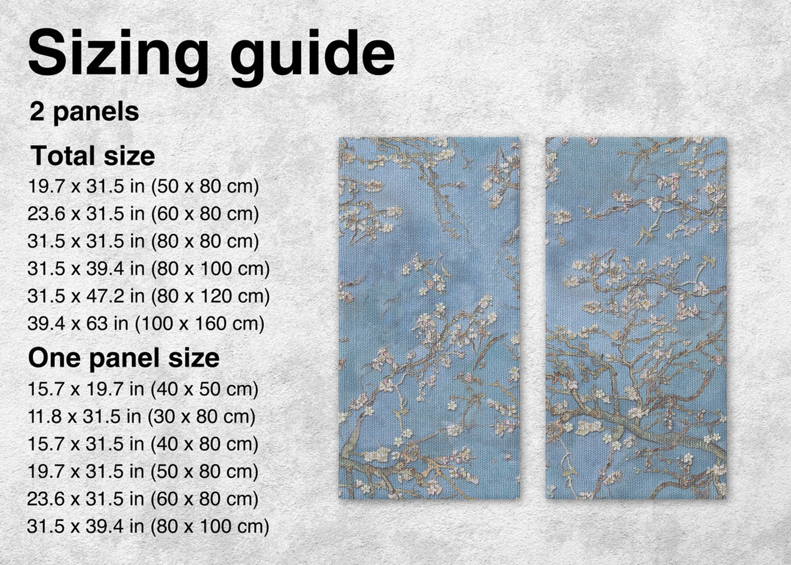 The Starry Night Panels Picture Wall Art Home Decoration | Etsy