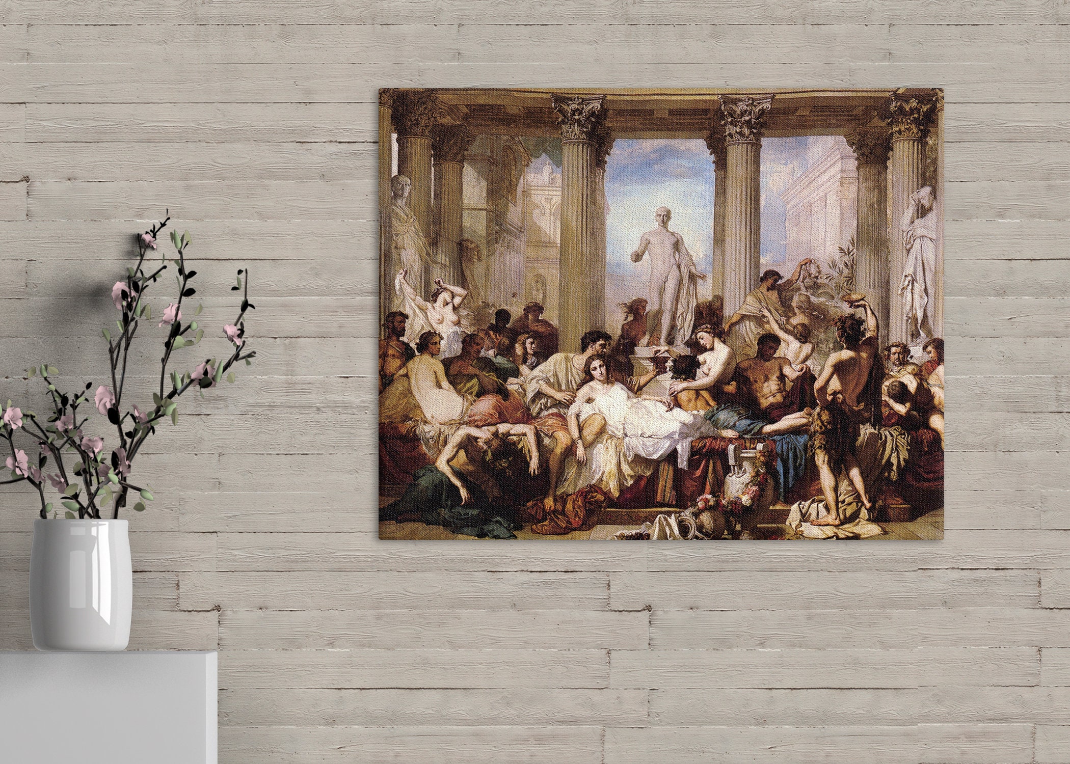 The Romans Decadence Canvas Wall Art Set Of 5 Pictures Thomas | Etsy