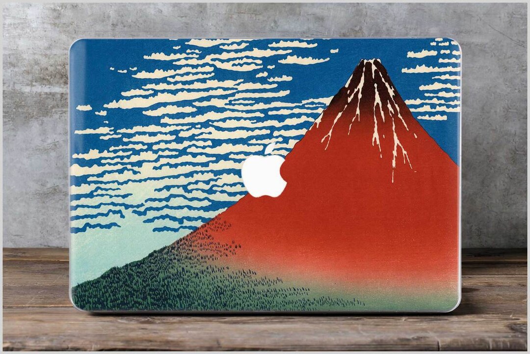 Red Fuji MacBook Pro 15 2019 Case MacBook Air 13 Case Hokusai MacBook ...