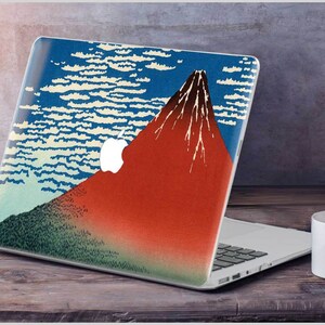 Red Fuji MacBook Pro 15 2019 Case MacBook Air 13 Case Hokusai MacBook ...