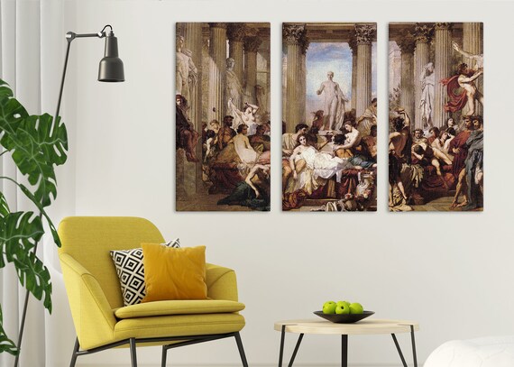 The Romans Decadence Canvas Wall Art Set of 5 Pictures Thomas - Etsy