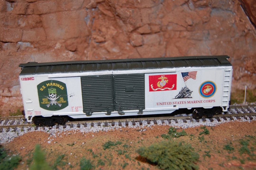 HO Scale US Marines Box Car - Etsy