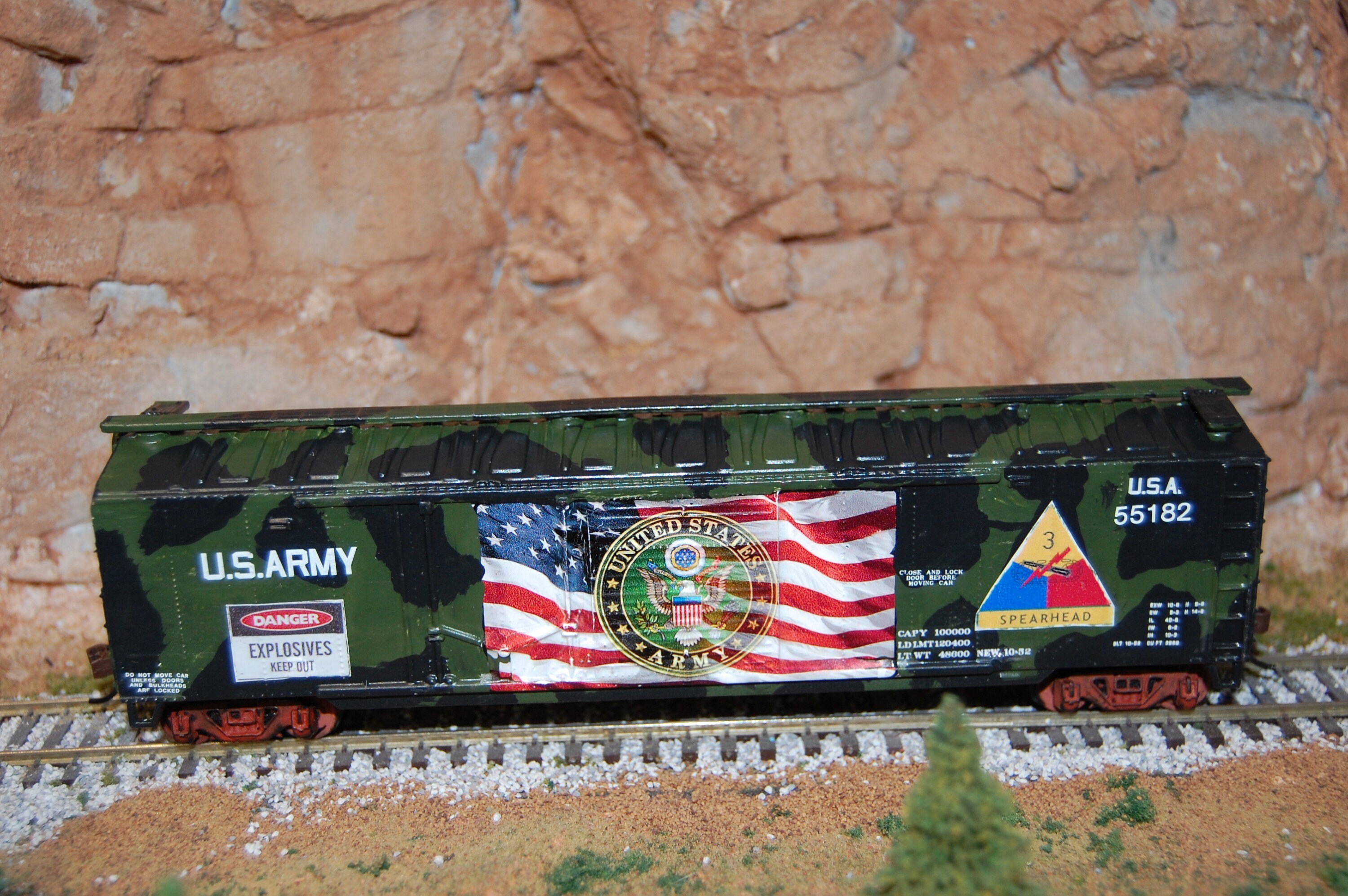 HO Scale US Army Box Car. - Etsy