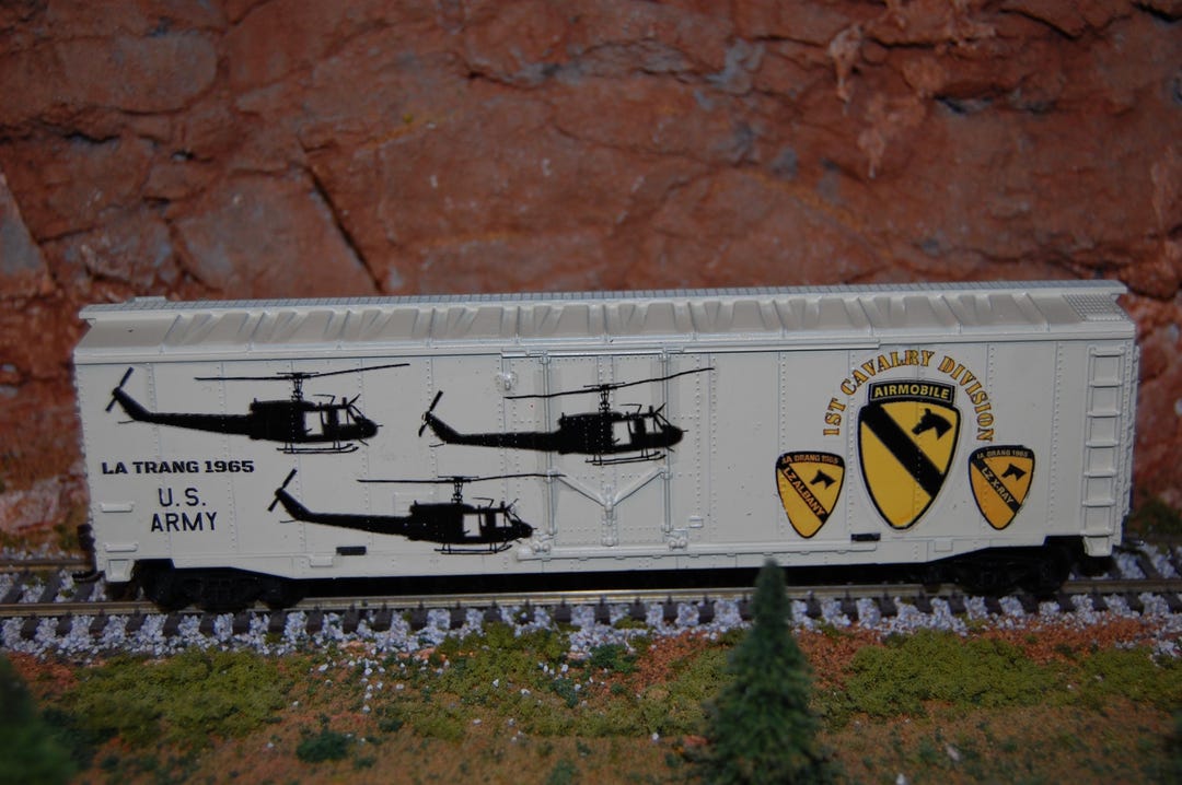 HO Scale US Army 1st Cav. Box Car - Etsy