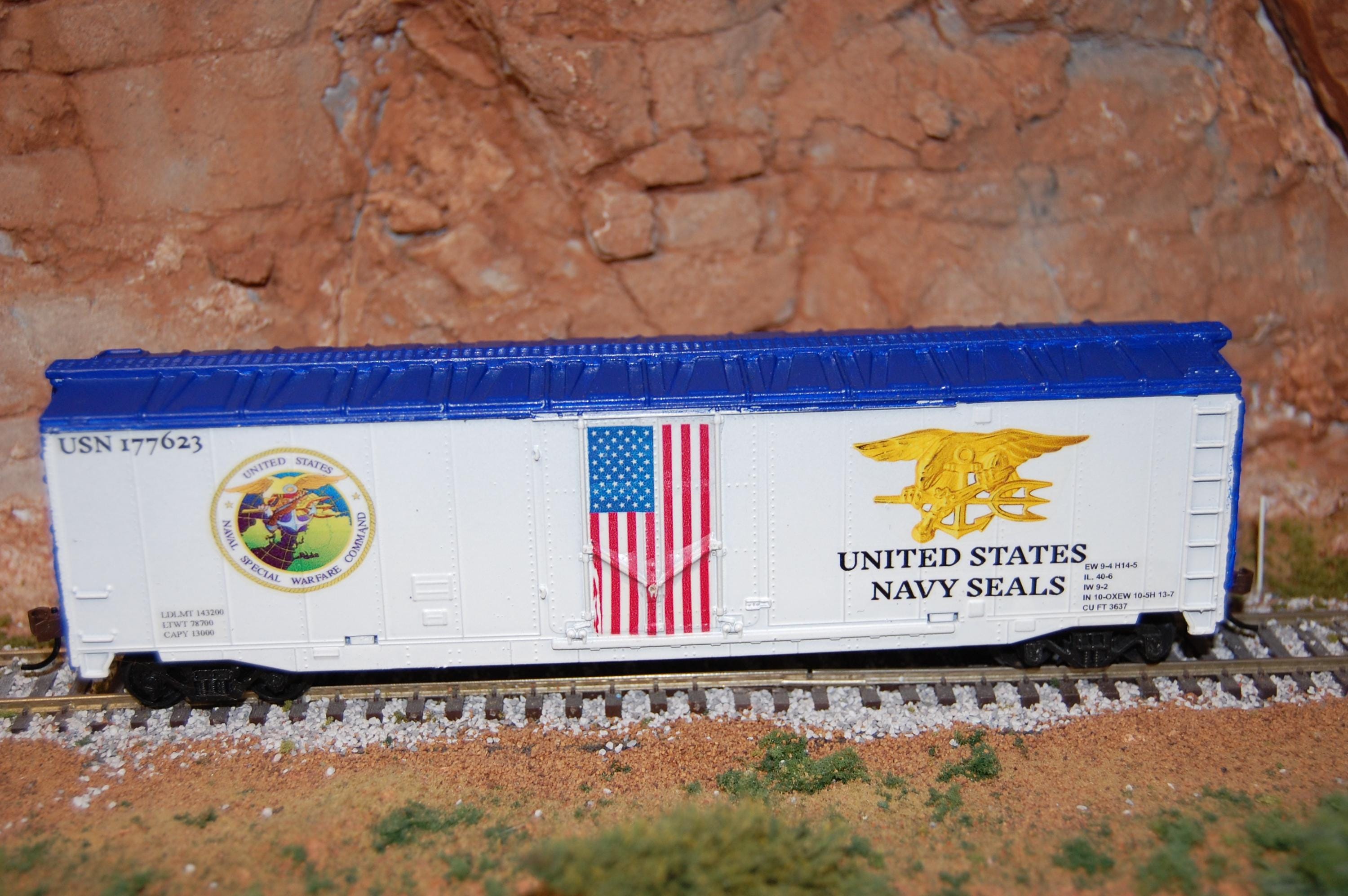 HO Scale US Navy Seals Box Car. - Etsy