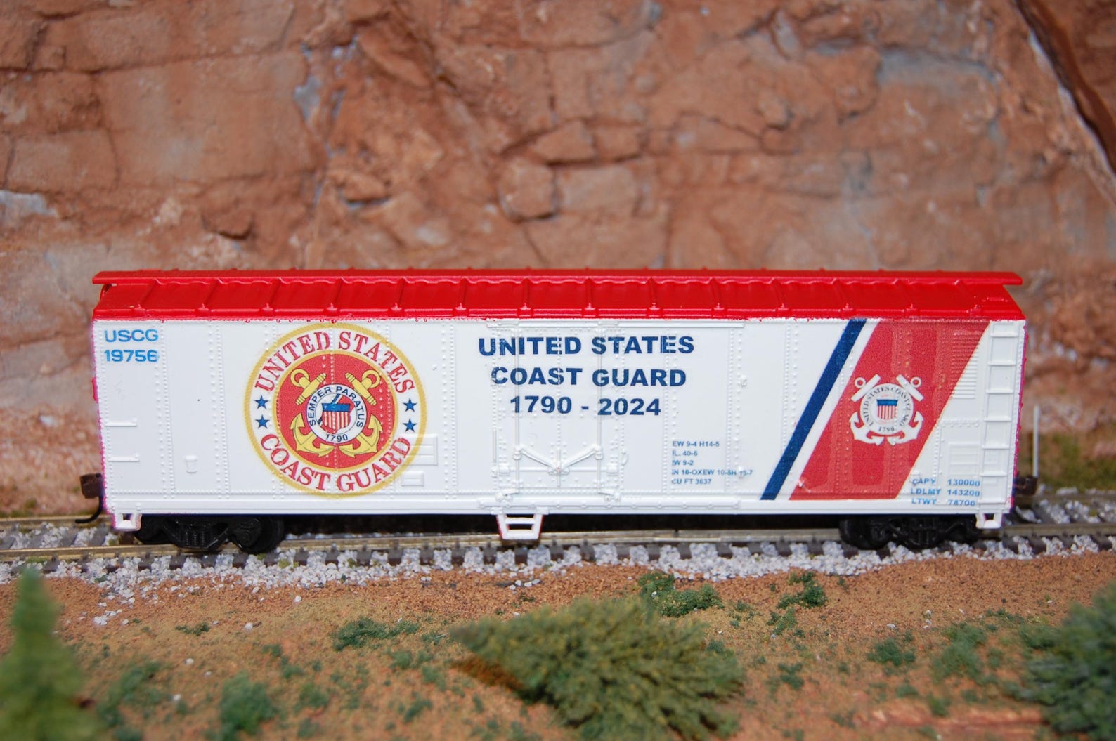 HO Scale US Coast Guard Box Car - Etsy