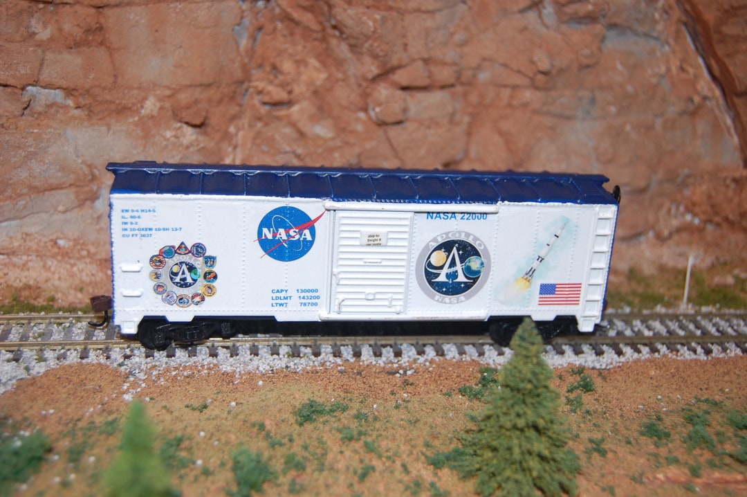 HO Scale NASA Apollo Missions Box Car - Etsy
