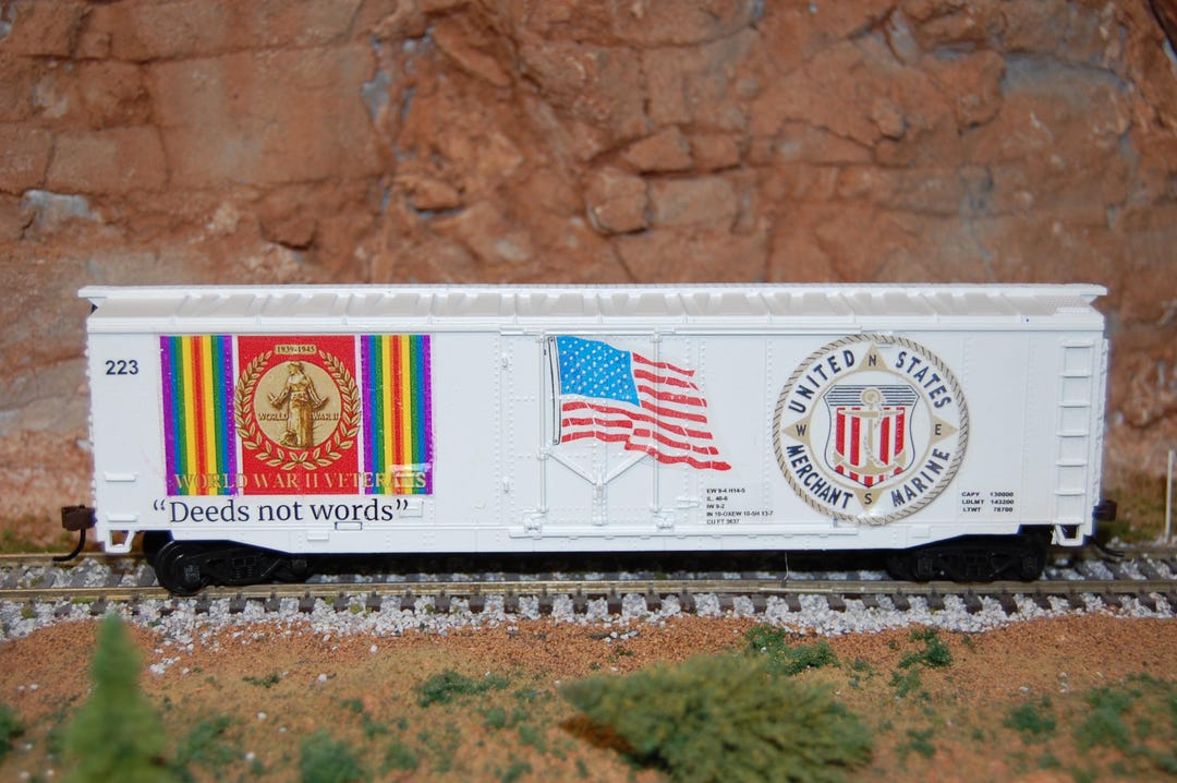 HO Scale Merchant Marine Box Car Car. - Etsy