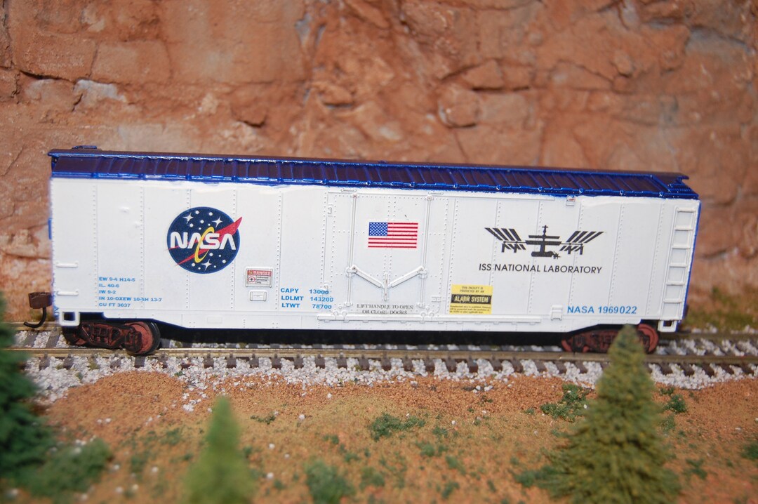 HO Scale NASA Iss-space Station Box Car - Etsy