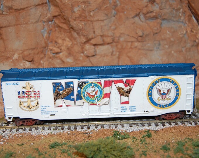 HO Scale US Navy Boxcar. - Etsy