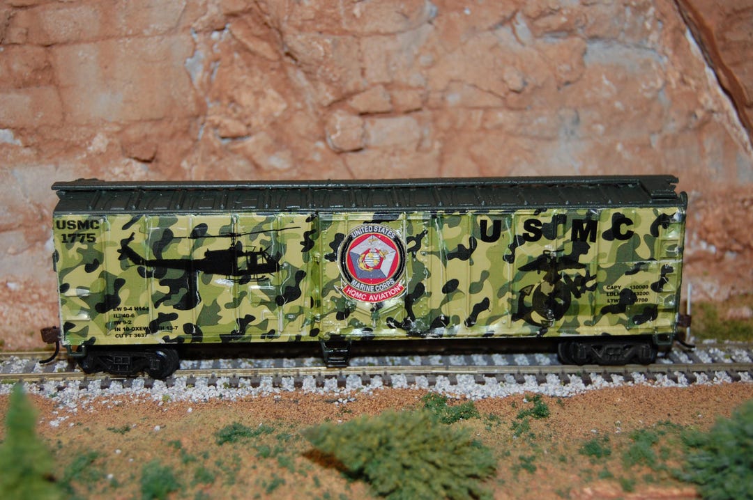 HO Scale USMC Helicopter- HQMC Aviation - Etsy