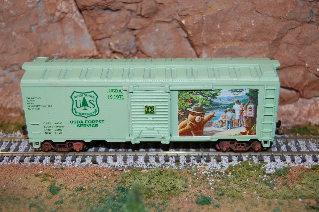 HO Scale US Forest Service Box Car. - Etsy