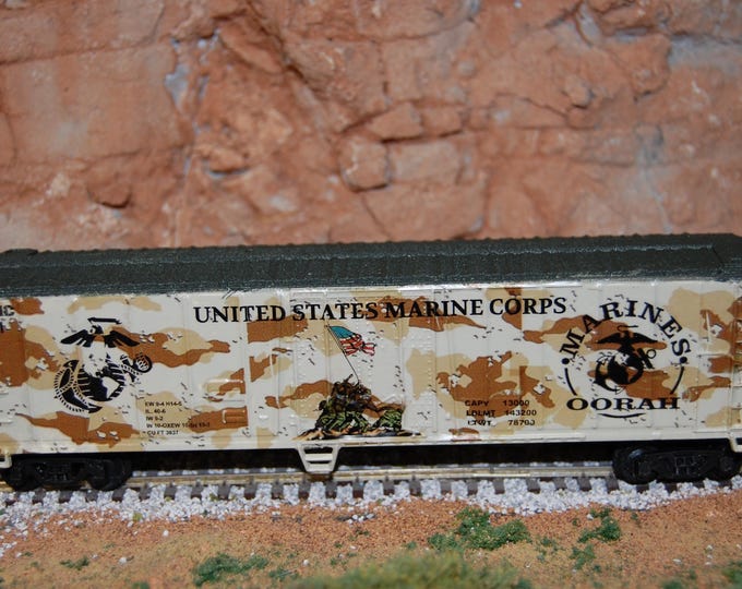 HO Scale US Marines Box Car - Etsy