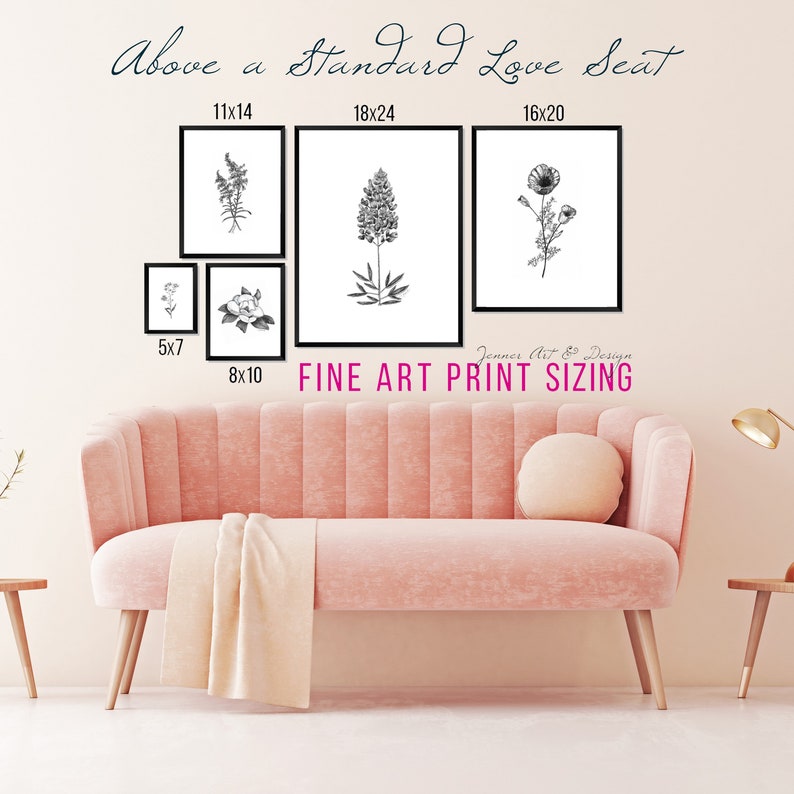 CALIFORNIA I Fine Art Print Giclée State Flowers Poppy - Etsy