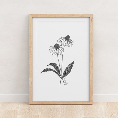 Maryland Black-eyed Susan State Flower Print / Printable / Art - Etsy