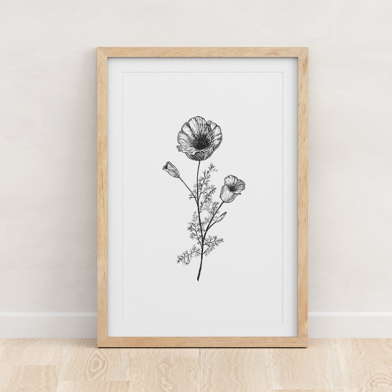 Ink Drawing Print - Etsy