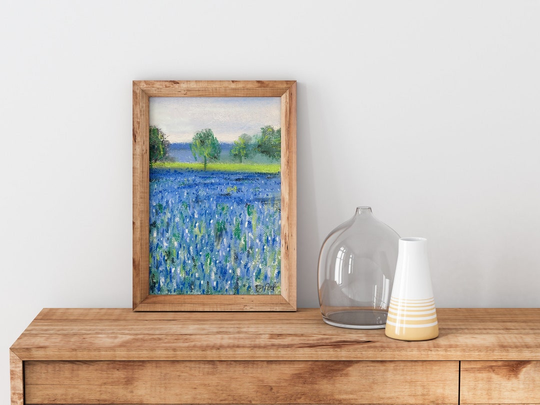 FINE ART PRINT - Giclée - Texas Bluebonnets in Morning Light - Soft ...