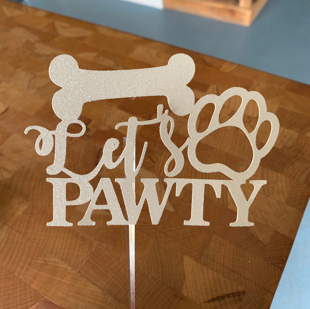 Topper de pastel de cumpleaños para perros - Etsy México