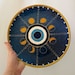 Evil Eye Decorative Plate, Moon Phase Wall Art, Luna Small Wall Decor ...