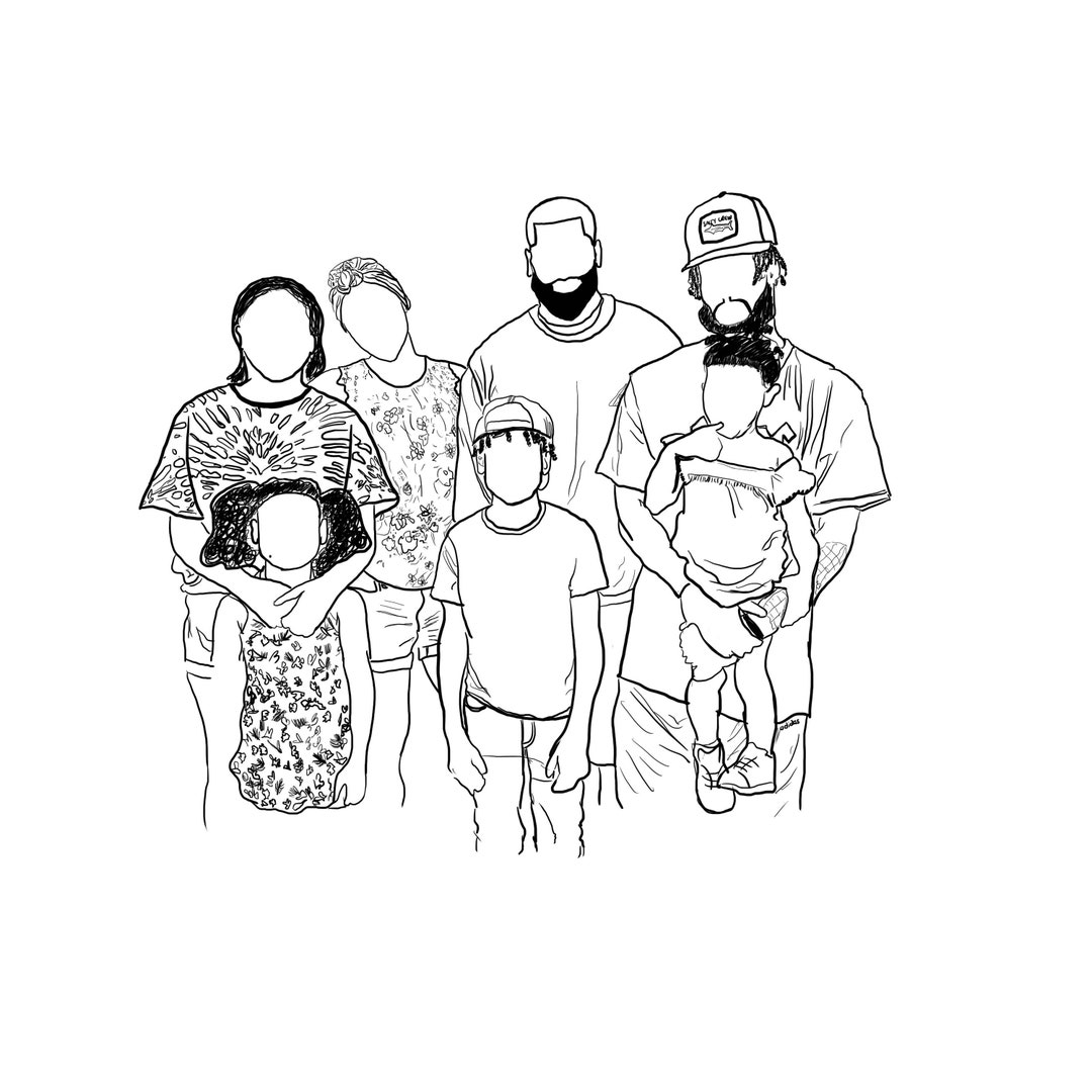 Line Drawing, Engraved Ornament, Custom Line Drawing, Personalized Line ...