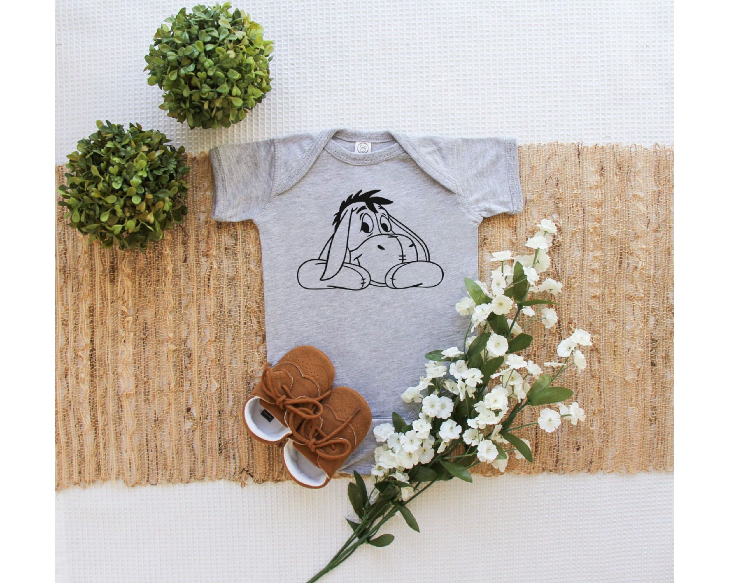 Baby Eeyore Pose Outline Infant Bodysuit Disney Winnie the - Etsy