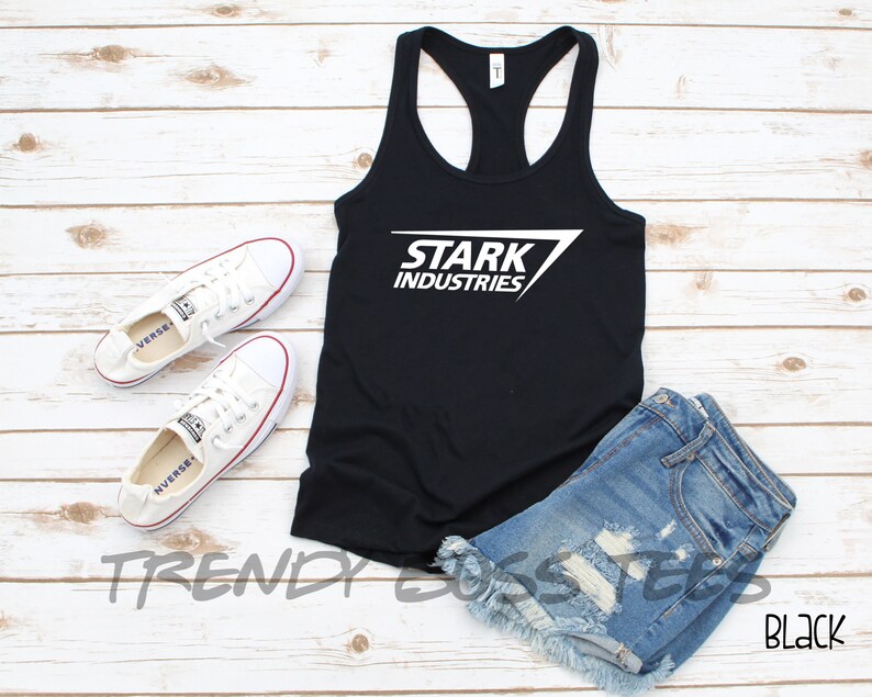 Stark Industries Womens Racerback Tank Marvel Universe Stark - Etsy