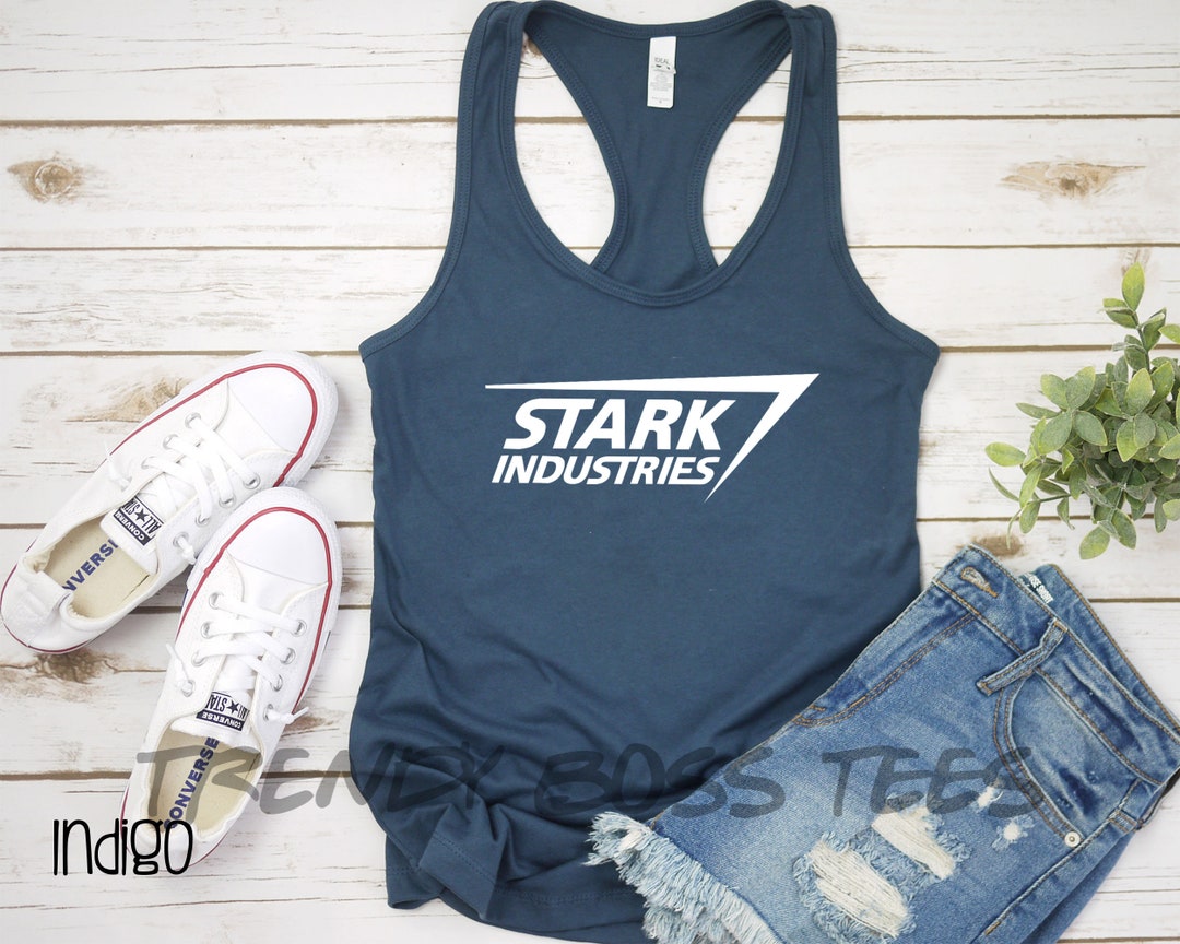 Stark Industries Womens Racerback Tank | Marvel Universe Stark Tower ...