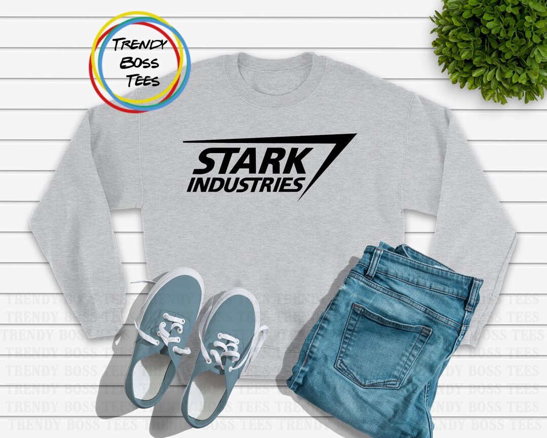 Stark Industries Unisex Sweatshirt, Marvel Universe Stark Tower, Tony ...