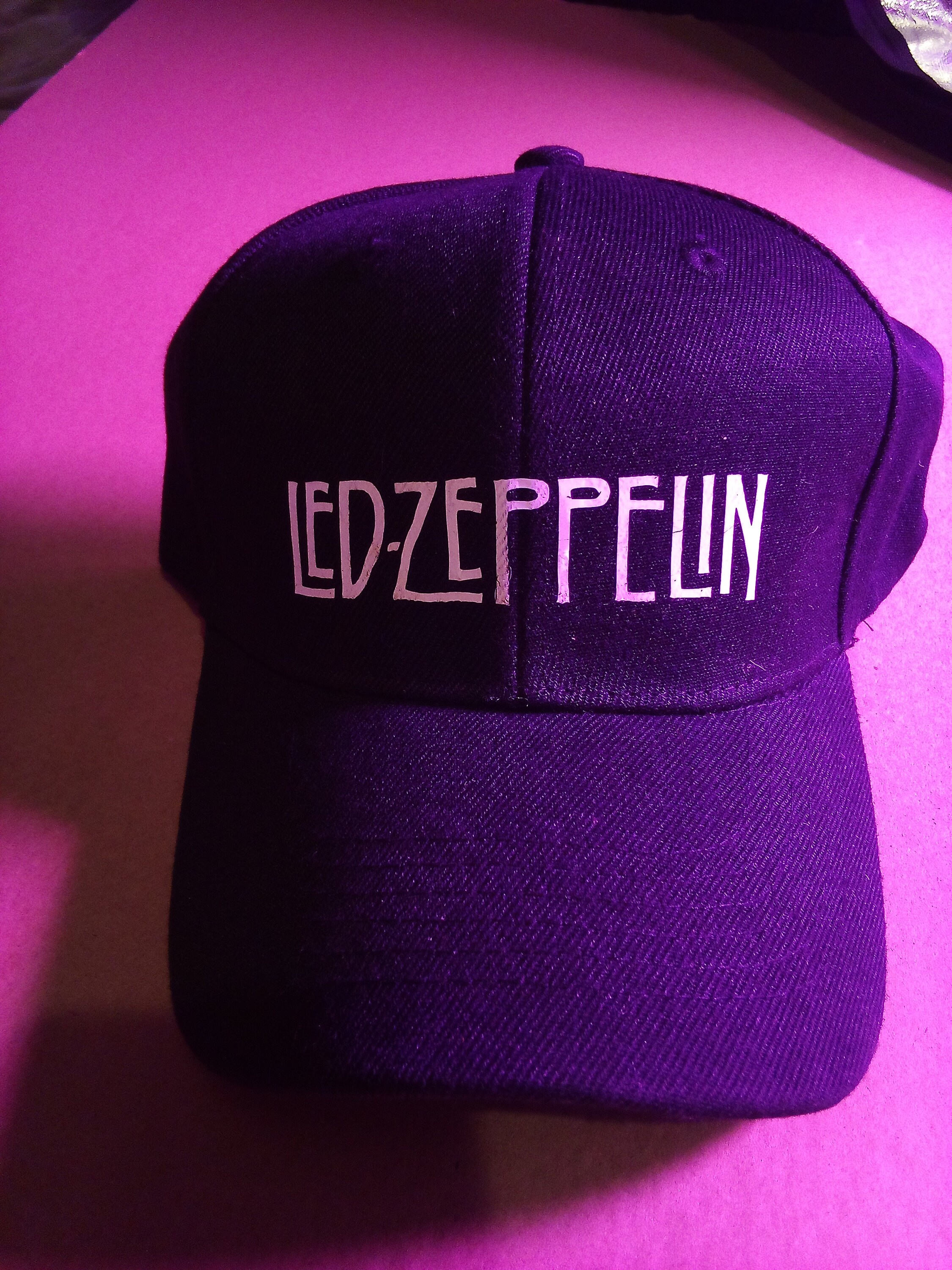 LED Zeppelin Ball Cap Black Hat - Etsy