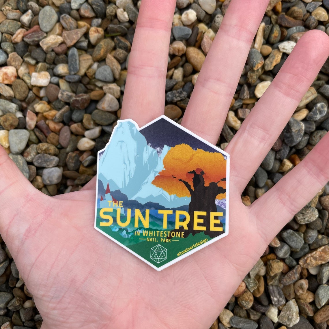 Sun Tree D&D Places as National Parks - Etsy