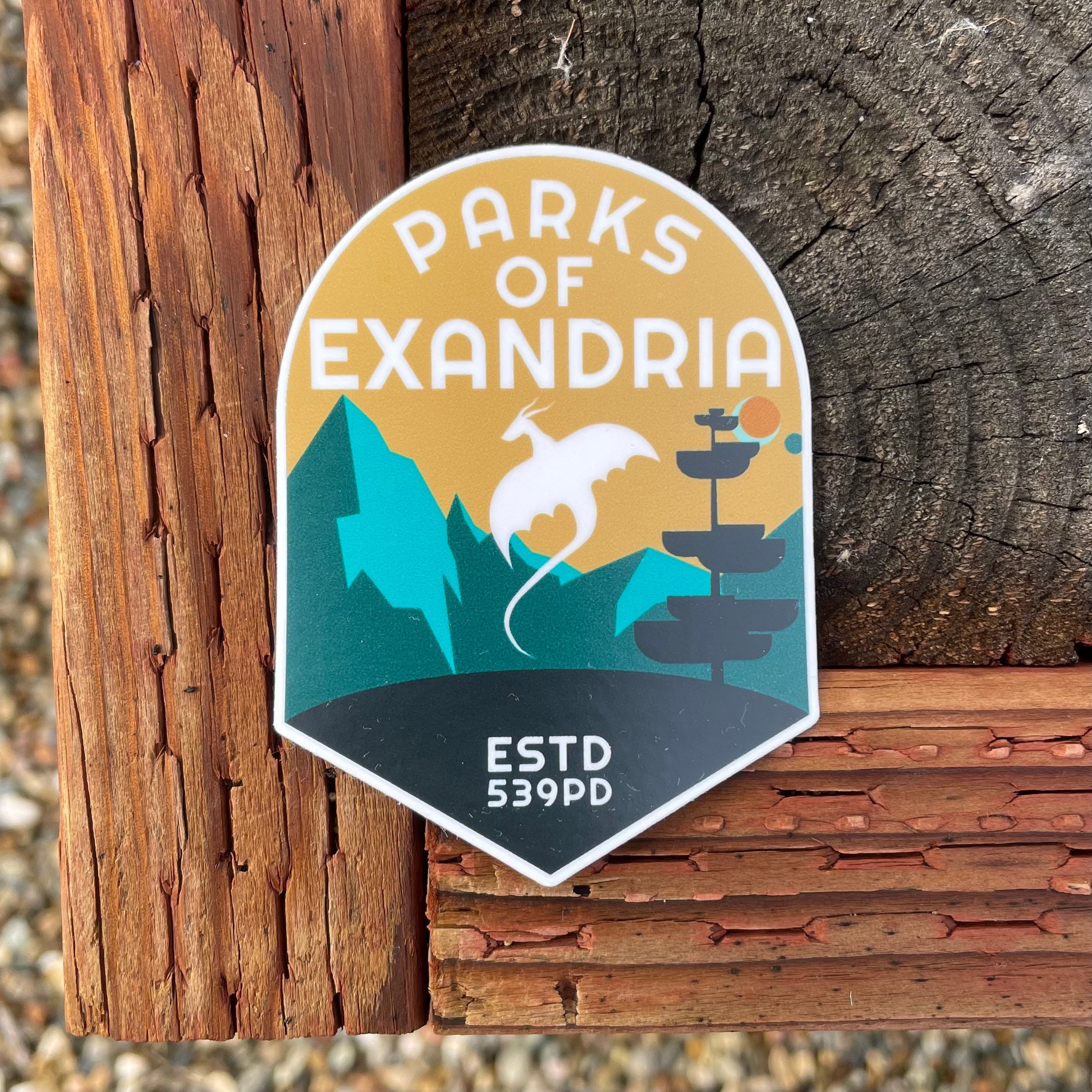 Parks of Exandria Logo Sticker - Etsy