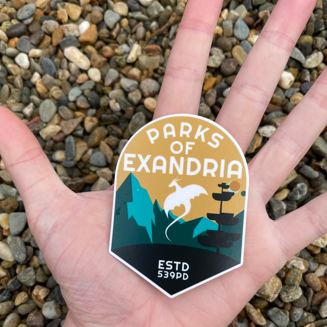 Parks of Exandria Logo Sticker - Etsy