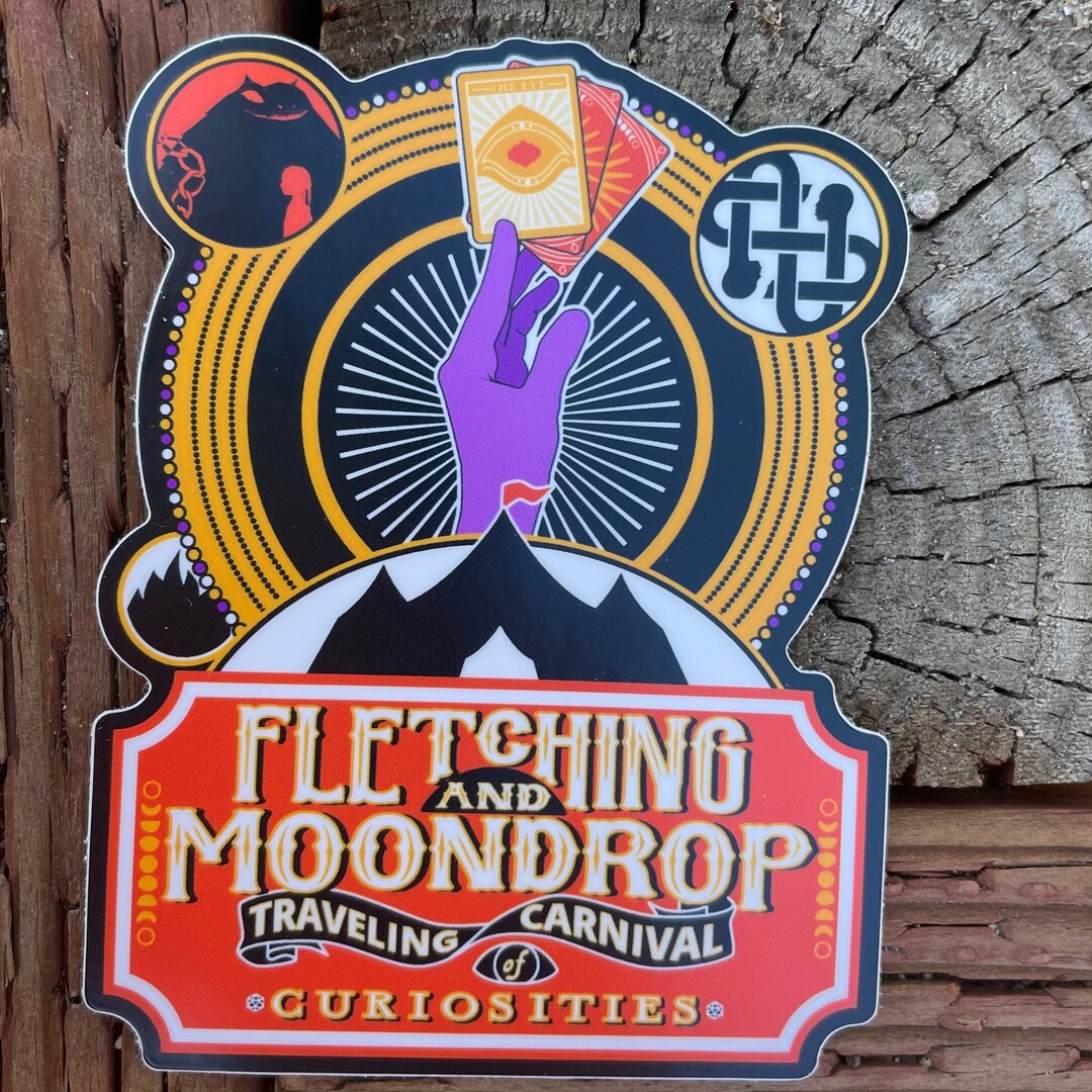 Fletching and Moondrop Die-cut Sticker - Etsy