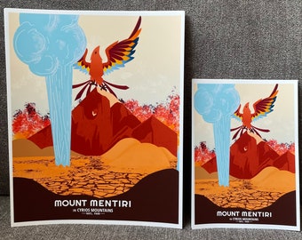 Mount Mentiri D&D Places as National Parks - Etsy
