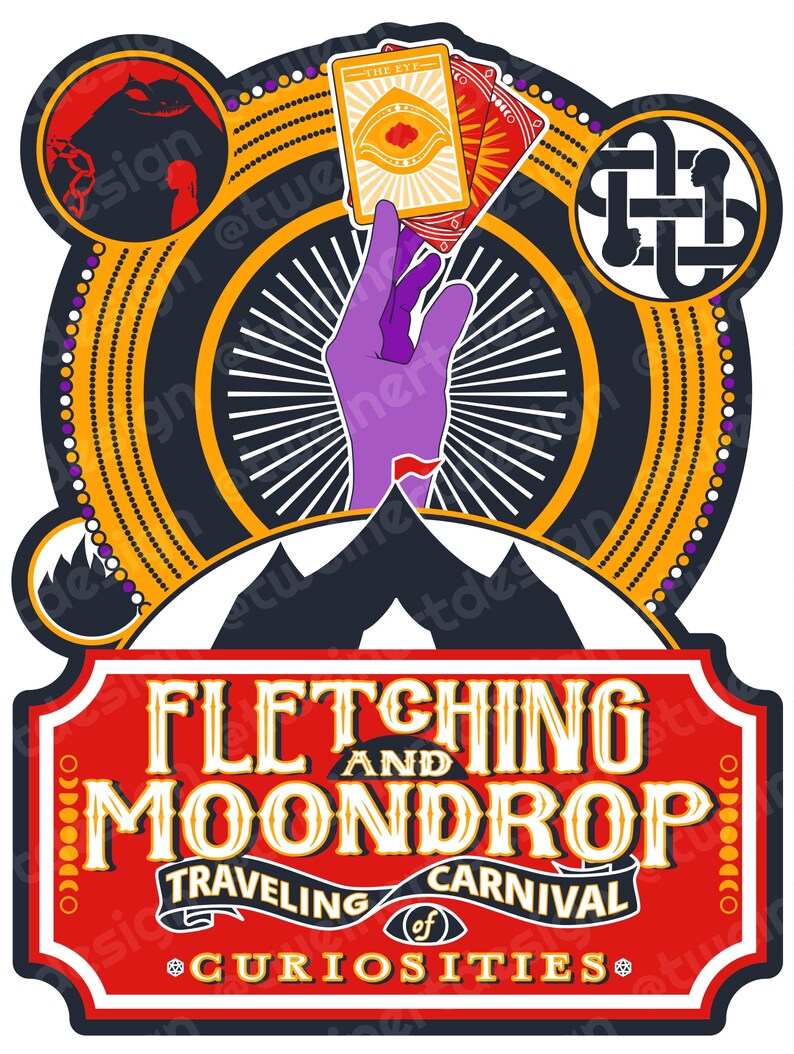 Fletching and Moondrop Die-cut Sticker - Etsy