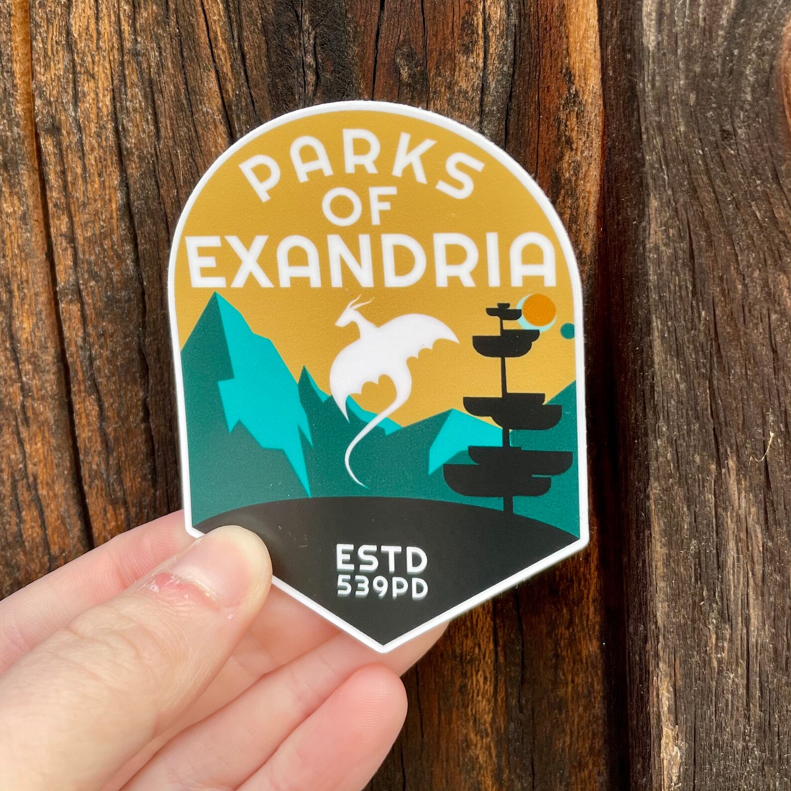 Parks of Exandria Logo Sticker - Etsy