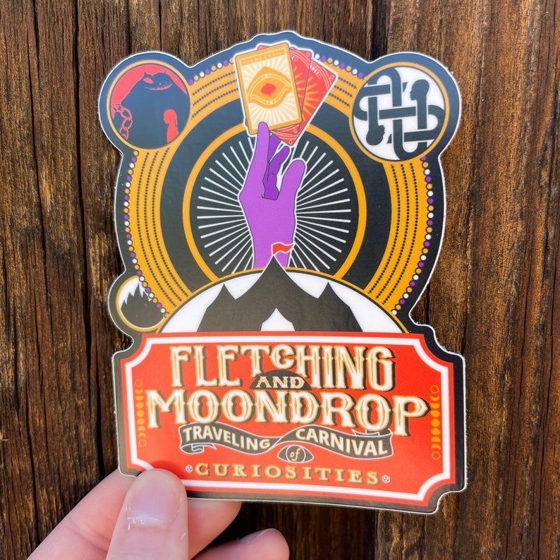 Fletching and Moondrop Die-Cut Sticker Critical Role | Etsy
