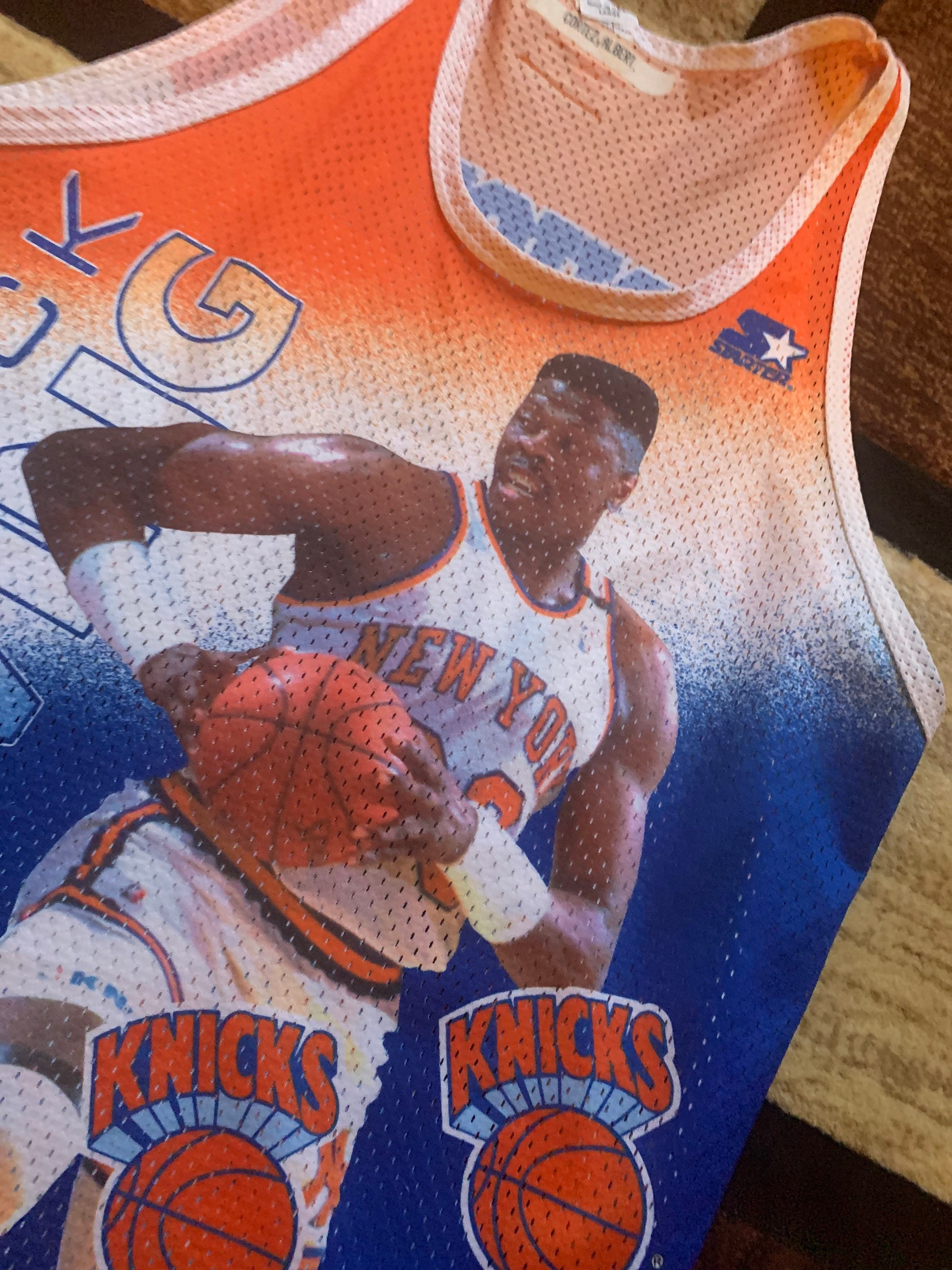 Vintage 90's New York Knicks Starter Patrick Ewing Tank | Etsy
