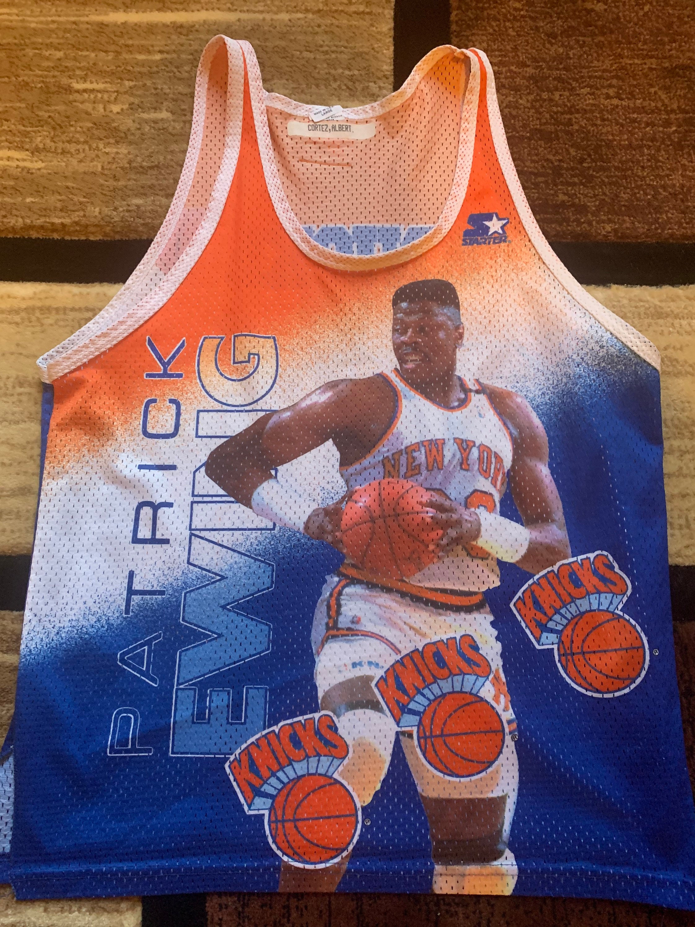 Vintage 90's New York Knicks Starter Patrick Ewing Tank | Etsy