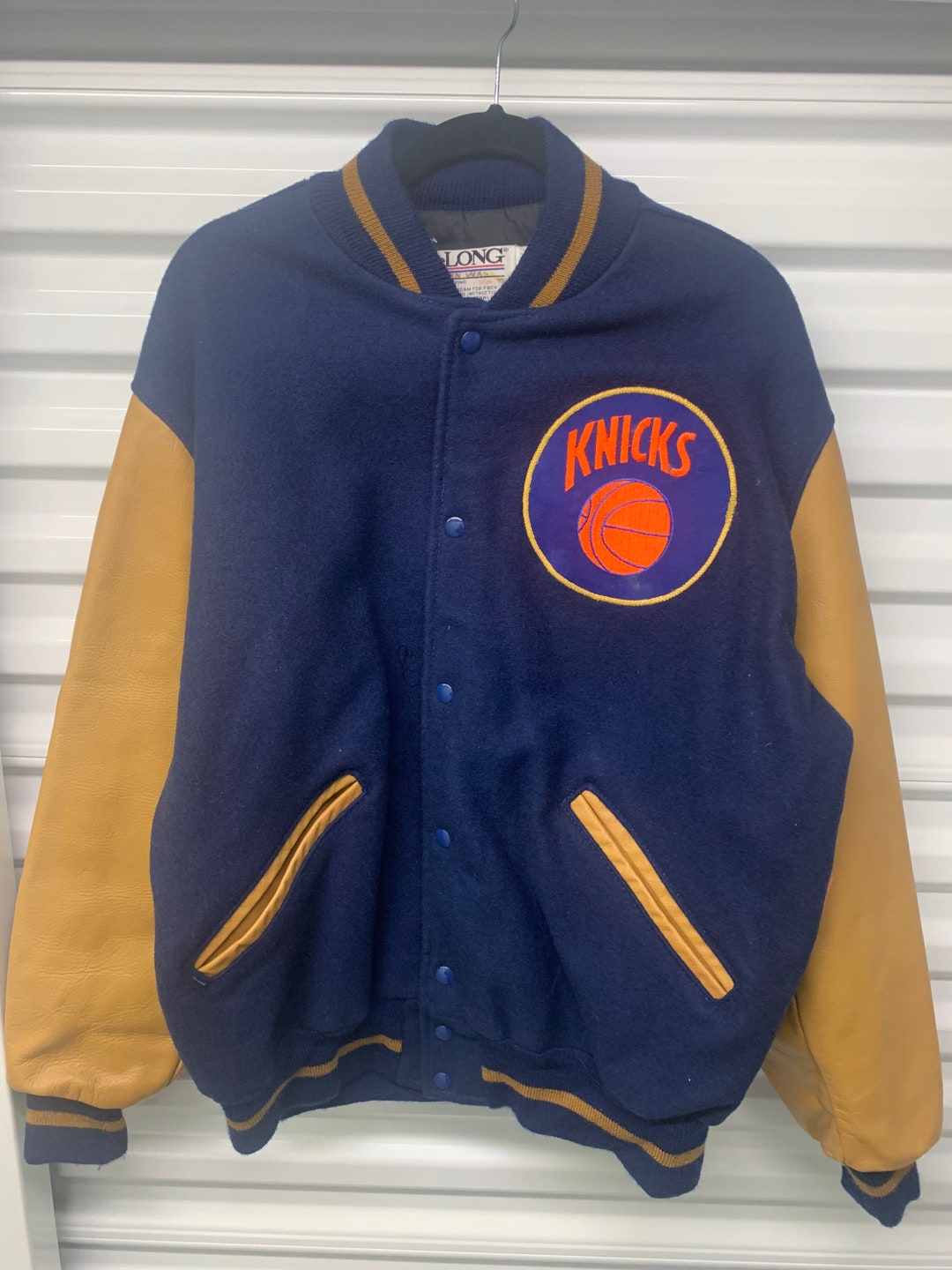 Vintage 90’s New York Knicks Delong Varsity Jacket Men’s Size XL - Etsy